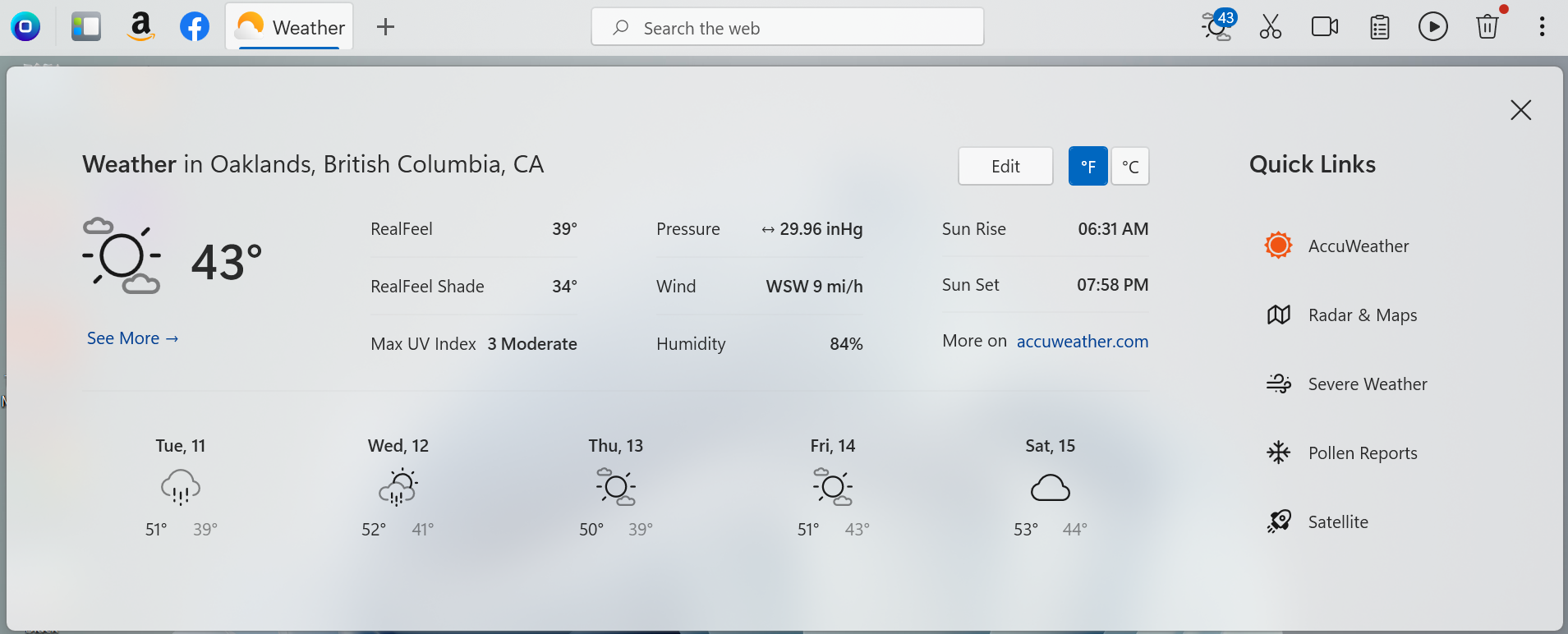 OneLaunch’s Weather app – OneLaunch Knowledge Base