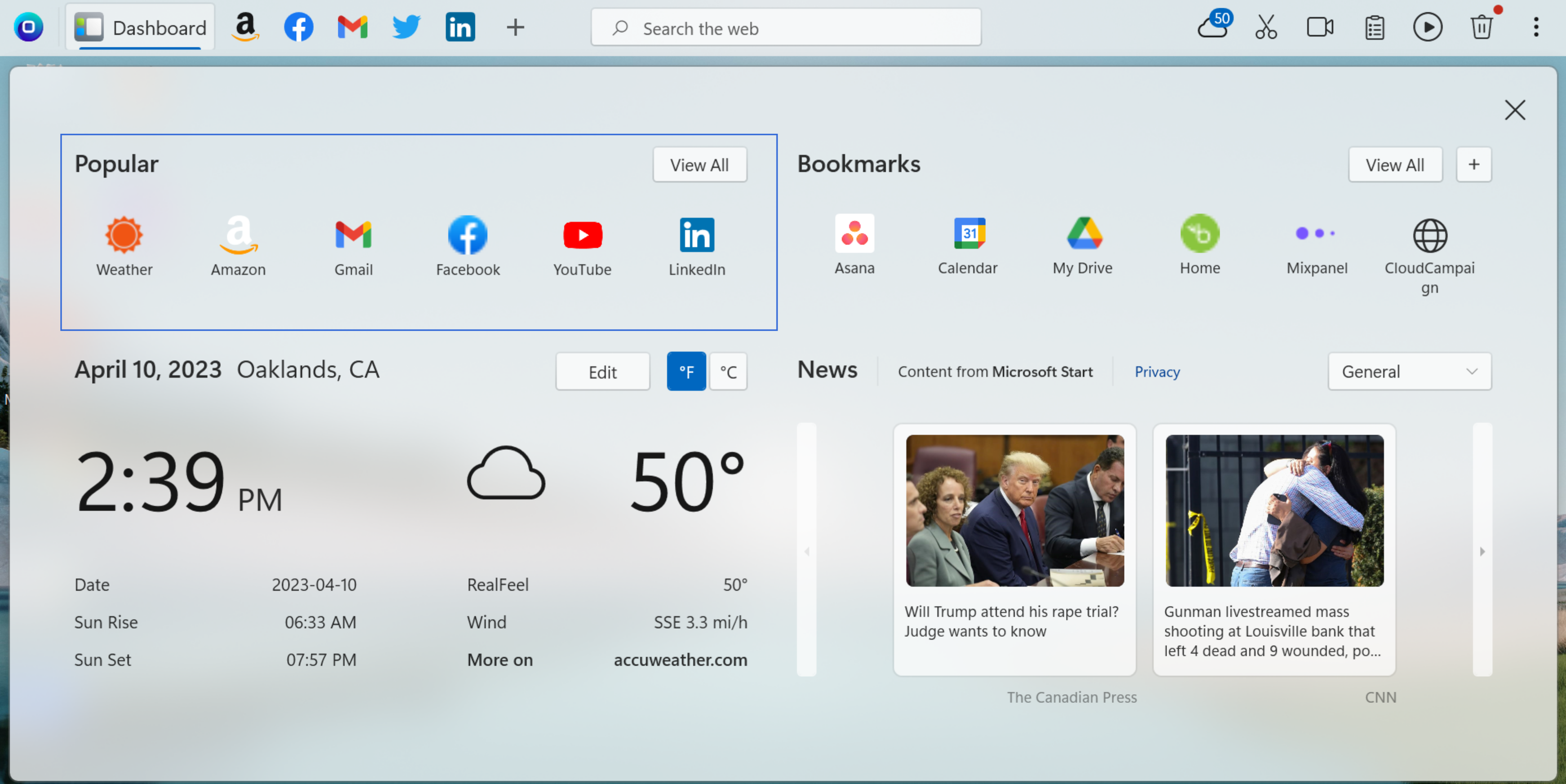Popular Sites in OneLaunch – OneLaunch Knowledge Base